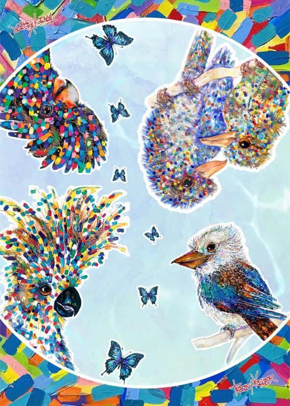 Tracey Keller Wings Tea Towel – More Than News