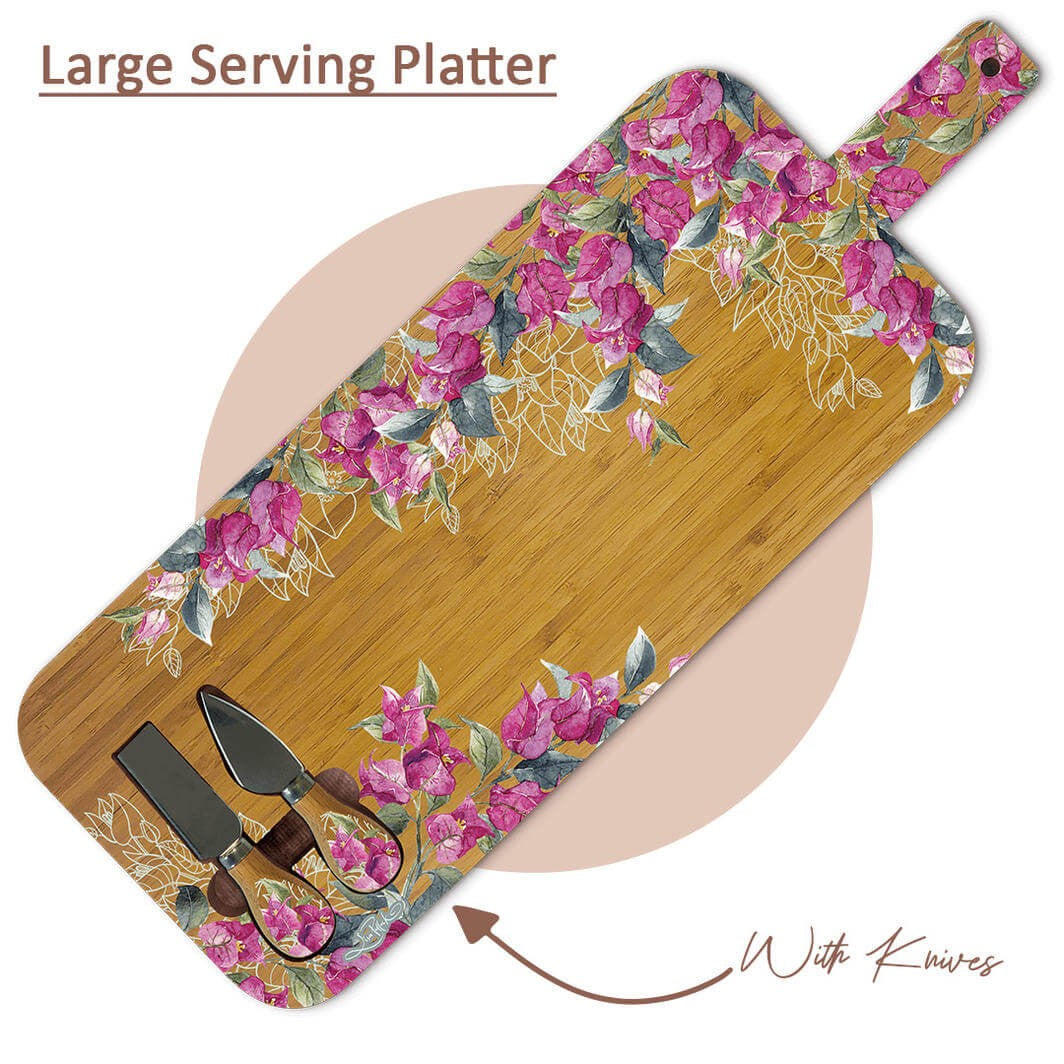 Lisa Pollock Serving Board And Knives Set – More Than News