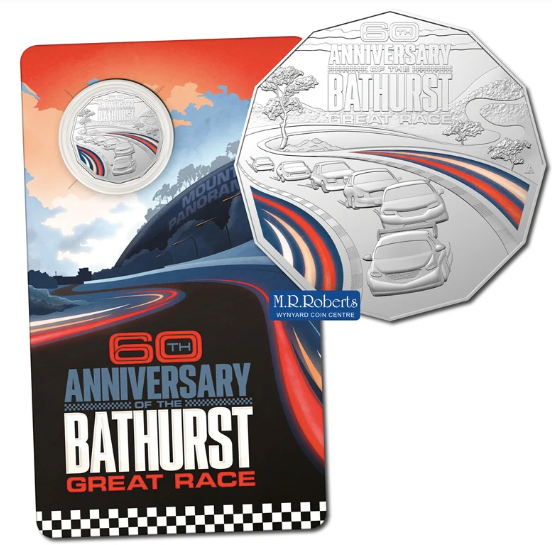 2023 Bathurst 60 Years 50 Cent Coloured Coin – More Than News